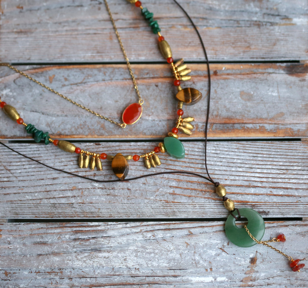 Heart Chakra - Lima Beads