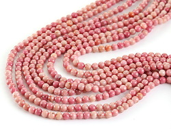 Rhodonite Round 3mm