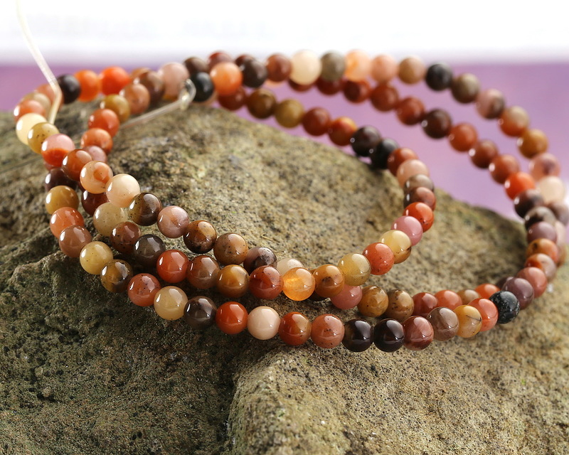 Wooden Jasper Round 3mm