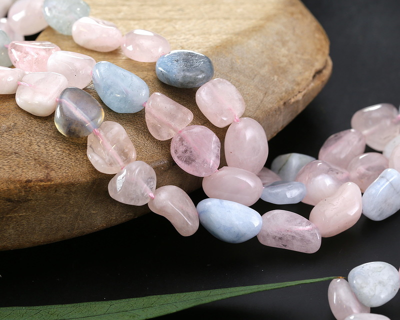 Multi Beryl Small Tumbled Nugget 7-13x7-11mm