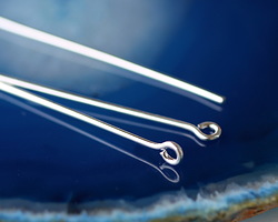 Silver (plated) Eye Pin 2", 20 gauge