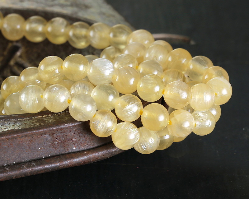 Gold Calcite (A) Round 6mm