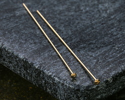 14K Gold Filled Headpin 2", 21 gauge