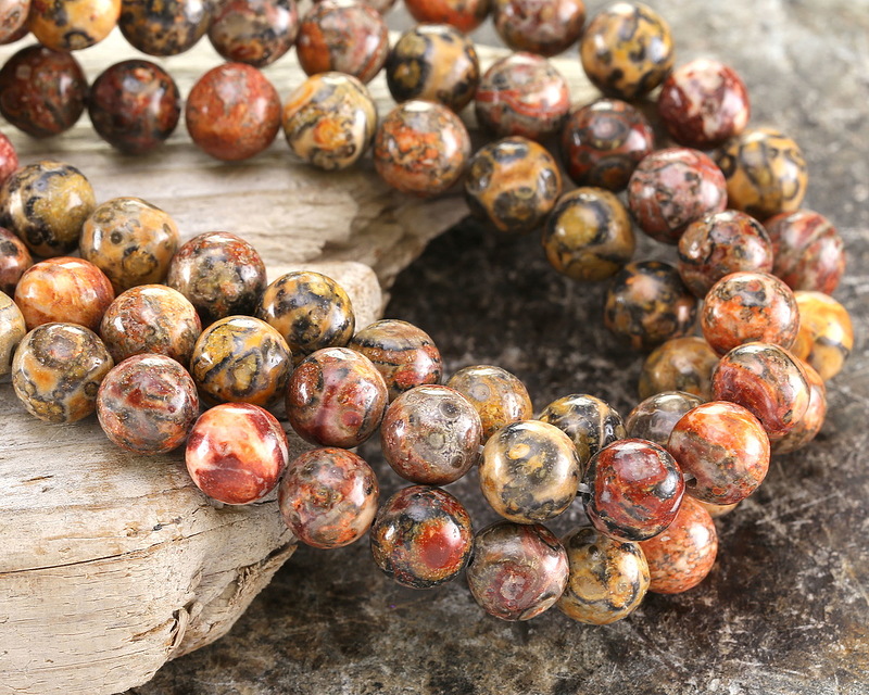 Leopardskin Jasper Round 8mm