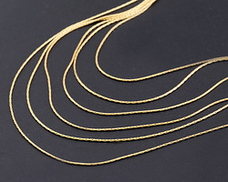 Satin Hamilton Gold (plated) Stringing Chain