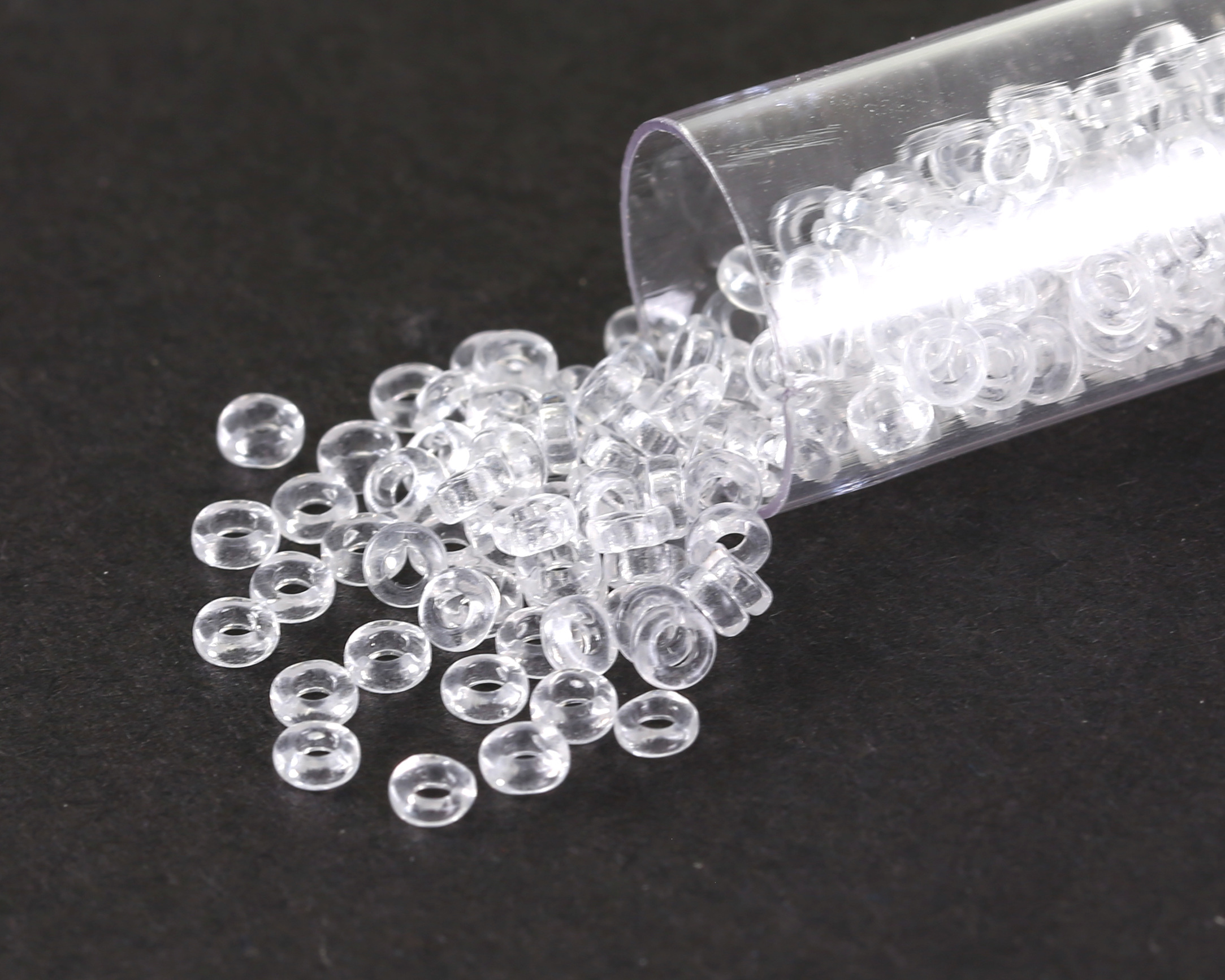 Miyuki Transparent Crystal Spacer Bead 3mm