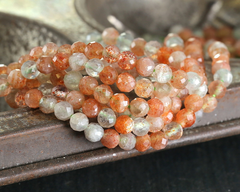 Oregon Sunstone (A) Microfaceted Round 4mm