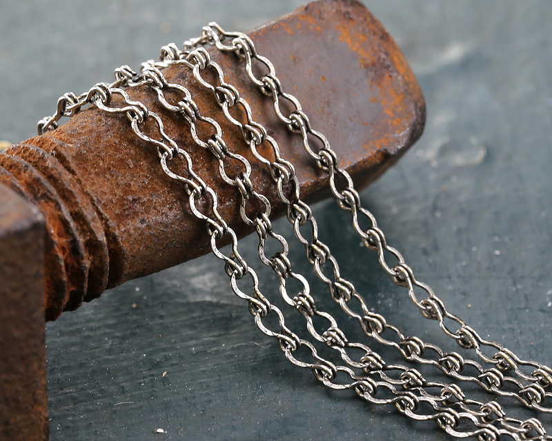 Antique Silver (plated) Ladder Chain