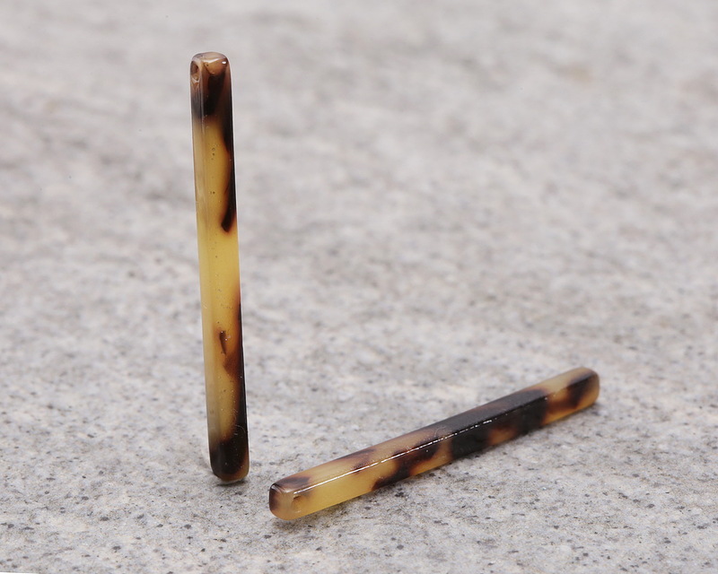 Zola Elements Light Tortoise Shell Acetate Stick Drop 3x39mm