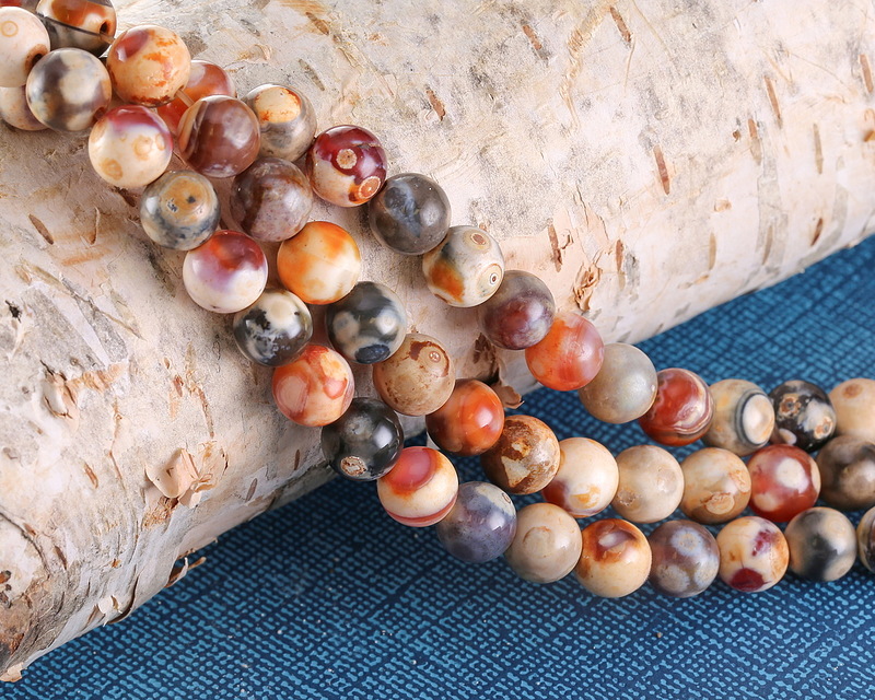 Space Agate Round 8mm