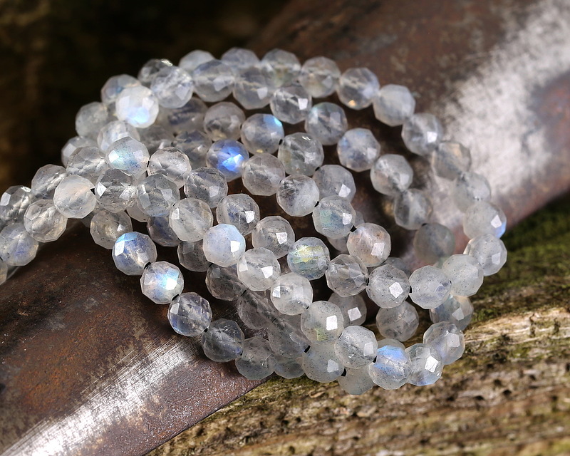 Labradorite (A) Faceted Round 4-4.5mm