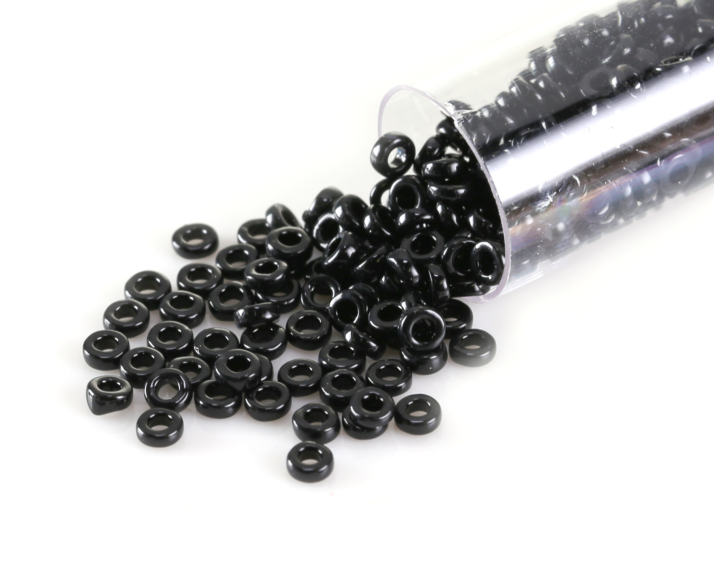 Miyuki Black Spacer Bead 3mm