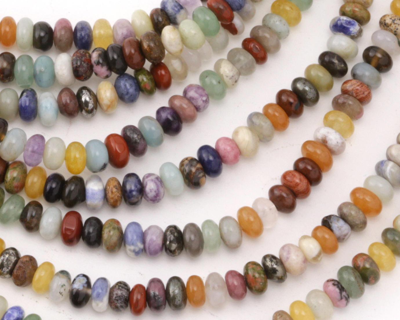 Multi Gemstone (Red Jasper, Sodalite, Rose Quartz, Amazonite ...