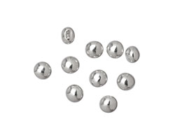 Beadalon Silver (plated) Flat Memory Wire End Cap 5x4mm - Lima Beads