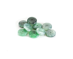 Zola Elements Emerald Marbled Acetate Heishi 10mm