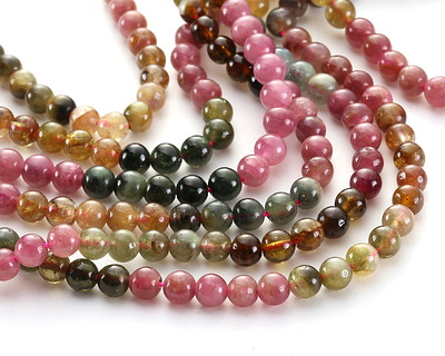 Tourmaline Round 6mm - Lima Beads