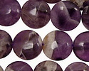 Dogtooth Amethyst Puff Coin 16mm