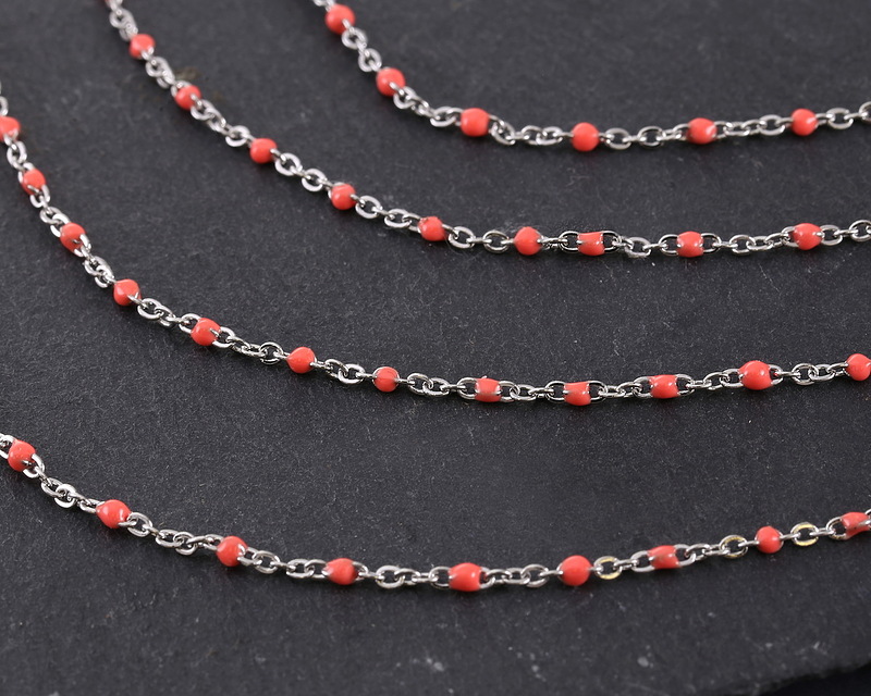 Stainless Steel Coral Small Cable Chain