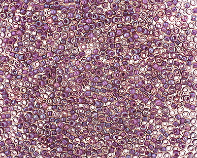 TOHO Rainbow Rosaline (with Opaque Purple Lining) Round 15/0 Seed Bead