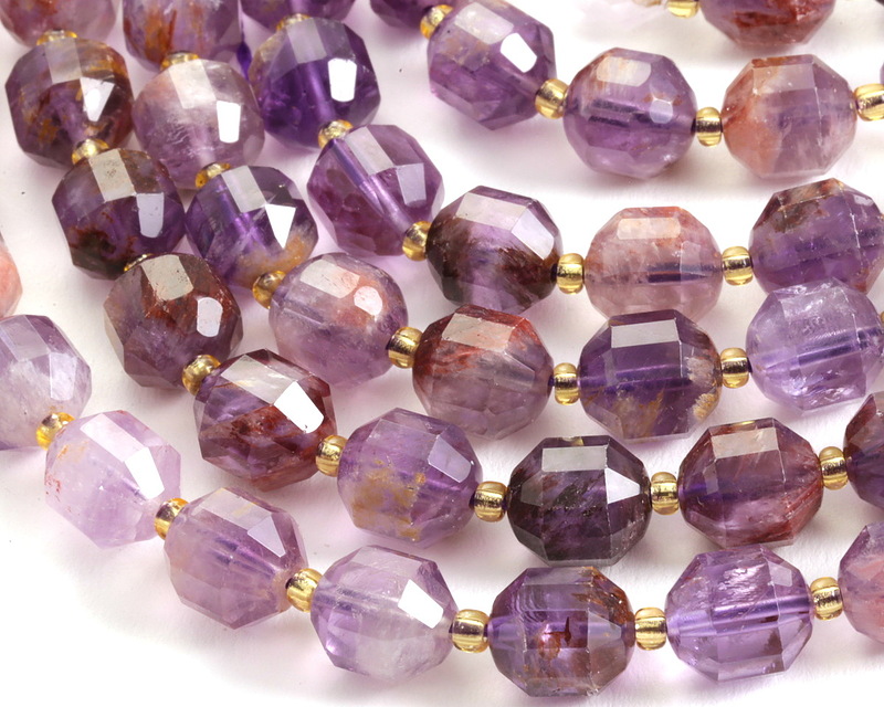 Purple Phantom Quartz (Auralite-23) Energy Tube 10x9mm