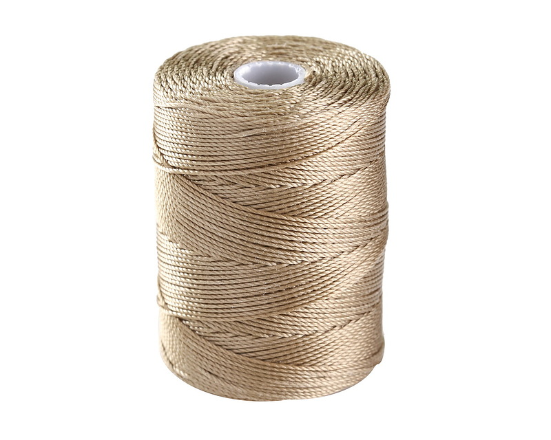 C-Lon Antique Brown Fine Weight (.4mm) Bead Cord